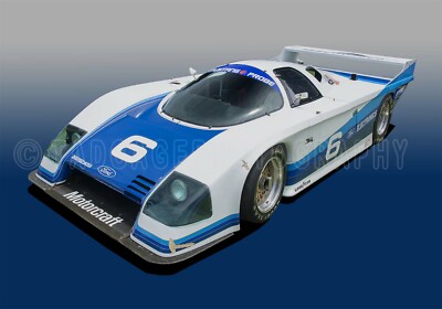 Ford Mustang Probe GTP IMSA Zakspeed USA Racing Race Car Photo CA1769 ...