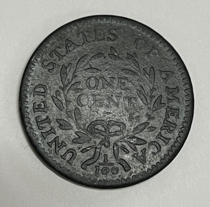 1796 Draped Bust Large Cent Reverse of 1794 Fine Details | eBay