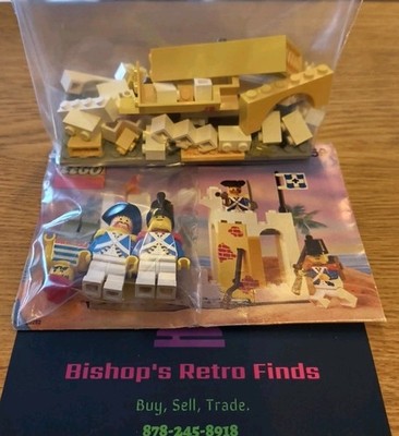 1991 Vintage LEGO Pirates: 6259 BROADSIDE'S BRIG 100% Complete w ...