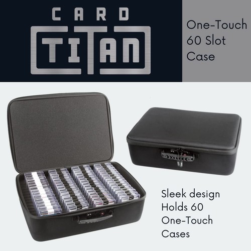 Pro One Touch Card Holder with Zipper Lock - Trading Card Storage Box ...