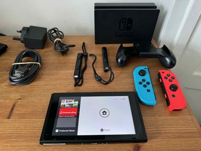 Nintendo Switch Joy-Con 32GB Video Game Console - Neon Red/Neon Blue ...