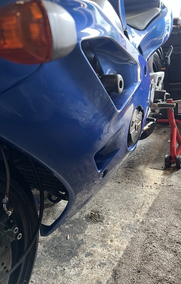 Ultra-rare Kawasaki ZXR400 L1 in metallic blue gitane | eBay UK