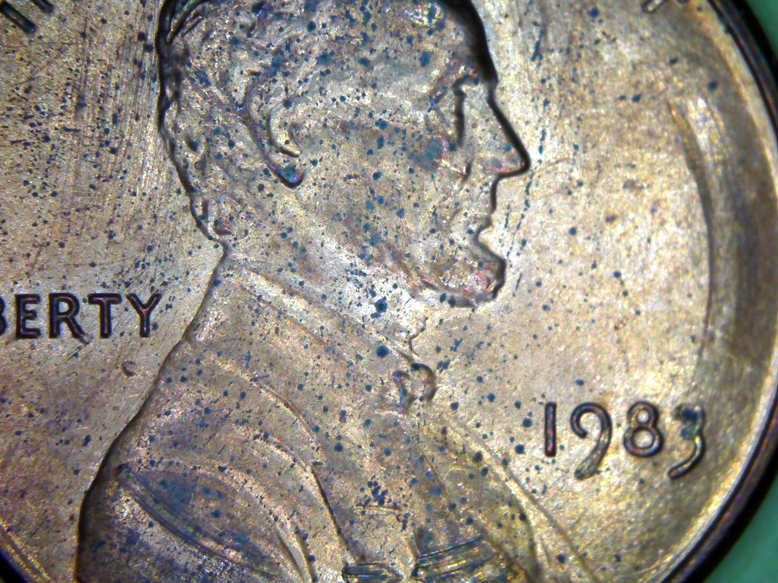US Coins 1983 mint error double letters reverse major find most letters ...