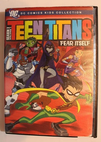 Teen Titans Fear Itself Season 2 Vol 1 DVD Robin Cyborg Starfire Beast ...