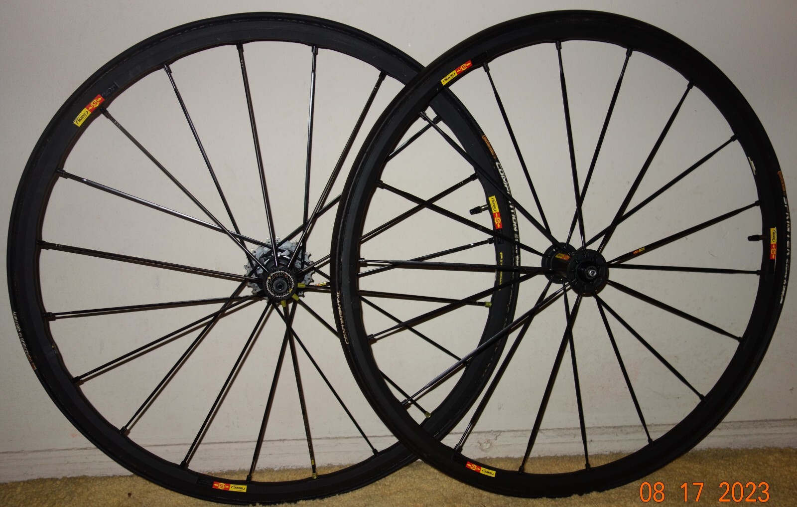 Mavic Ksyrium R-sys SLR Exalith Wheelset Tubular, 700c Shimano SRAM ...
