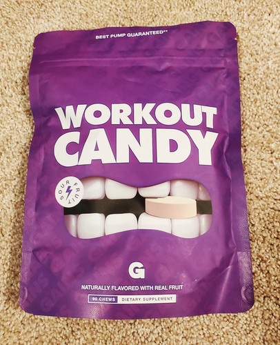 Brand New Gains Workout Candy Sour Fruit Flavored 850050660156| eBay