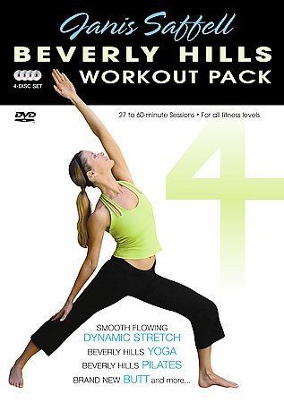 Janis Saffell - Beverly Hills Workout (DVD, 2007, 4-Disc Set) for sale ...