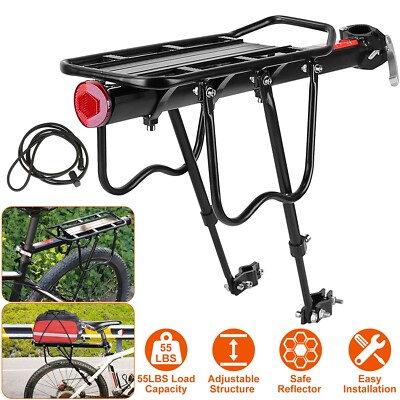 Bike Rear Carrier Rack Mountain Road Bicycle Alloy Pannier Luggage ...