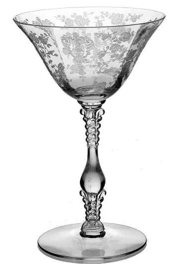 Cambridge Crystal Stemware Patterns