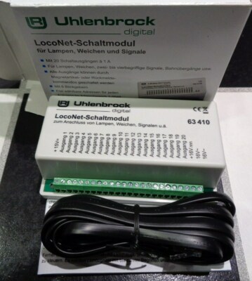 Uhlenbrock 63410 LocoNet Schaltmodul (Lampen, Weichen . 4033405634101 ...