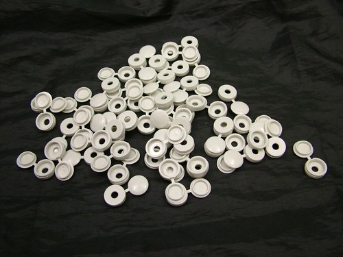 Screw covers screw caps hinged,light grey, pack of 50, to fit no.6 & no ...