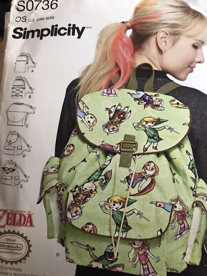 Simplicity Pattern 1388 / S0736 Backpacks & Messenger Bag Size OS New ...