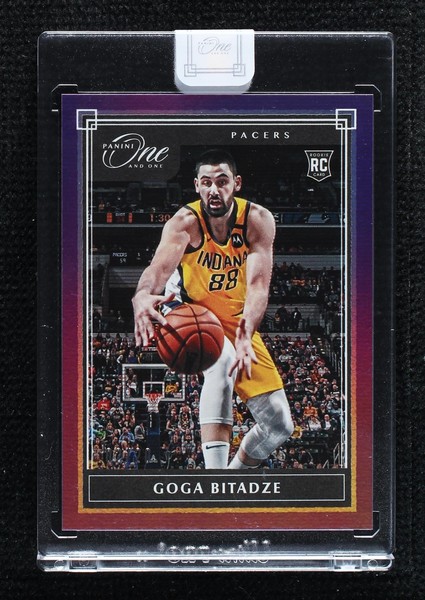 2019-20 Panini One and One - Rookies Purple #113 Goga Bitadze /20 (RC ...