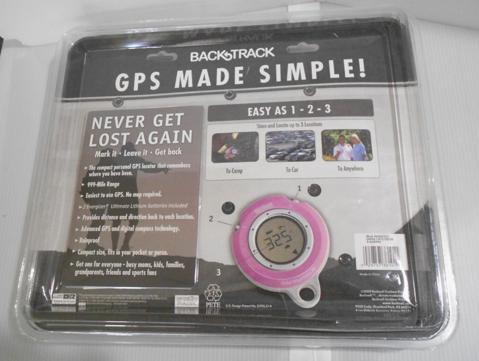 **NEW**Bushnell BackTrack 3 GPS Personal Locator | eBay