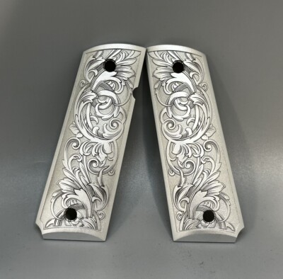 Custom Engraved 1911 Grips Full Size Aluminum | eBay