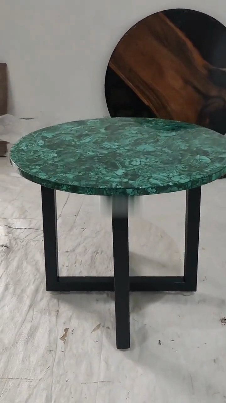 Malachite End Table Inlay – Stone Art Slabs for Elegant Home Decor | eBay