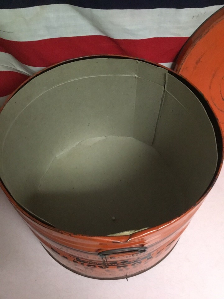 Ultra Rare Antique Wood and Co. Coffee Tin Fancy Roast Bulk Coffee Huge ...