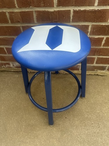 Duke Men’s Basketball Locker Room Stool 09-10 Season Reddick Coach K ...