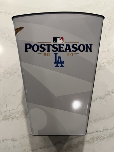 Los Angeles Dodgers Souvenir Popcorn Bucket Dodger Stadium World Series ...