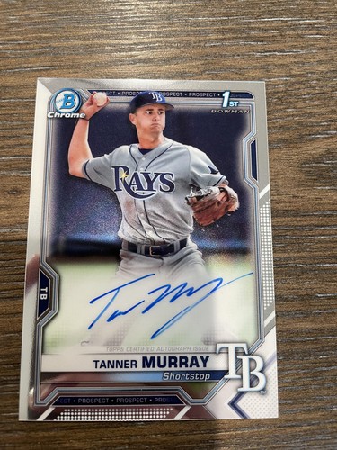 2021 Bowman Chrome #CPA-TM Tanner Murray Prospect Autographs | eBay