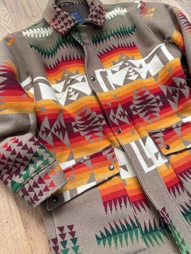 Vintage Pendleton Wool Blanket Coat 80s 90s Men’s M/L “Chief Joseph” Pattern | eBay