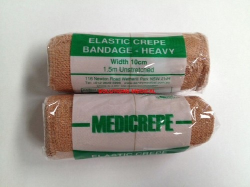 Medicrepe Retention Bandage Compressed Elastic Crepe Heavy Duty 10cm X ...