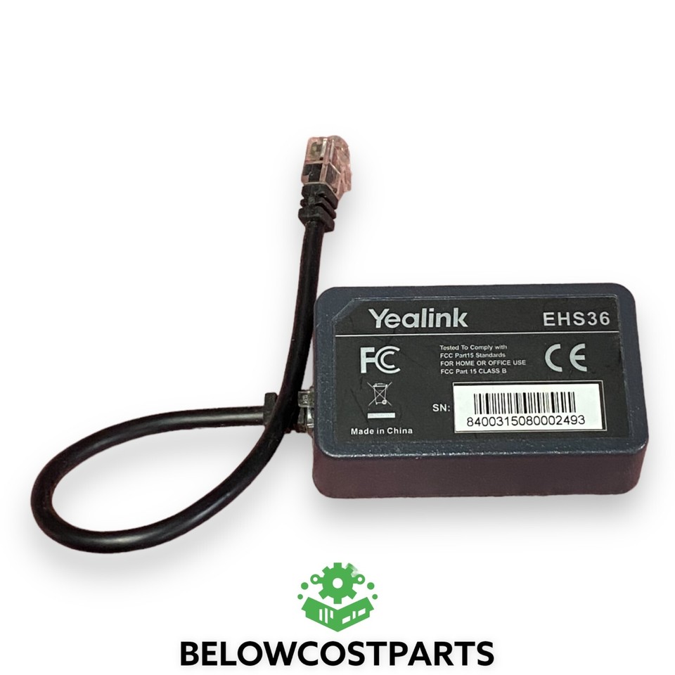 Yealink EHS36 Cordless Plug And Play Wireless Headset Phone Adapter | eBay