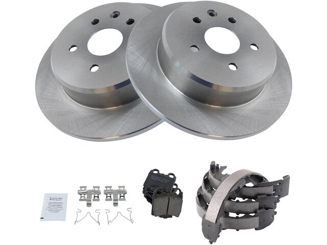 79BG89S Rear Brake Pad Rotor and Parking Brake Kit Fits 2001-2005 Lexus ...