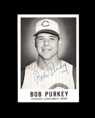 Bob Purkey Signed Rare 1960 Leaf Cincinnati Reds Autograph | eBay