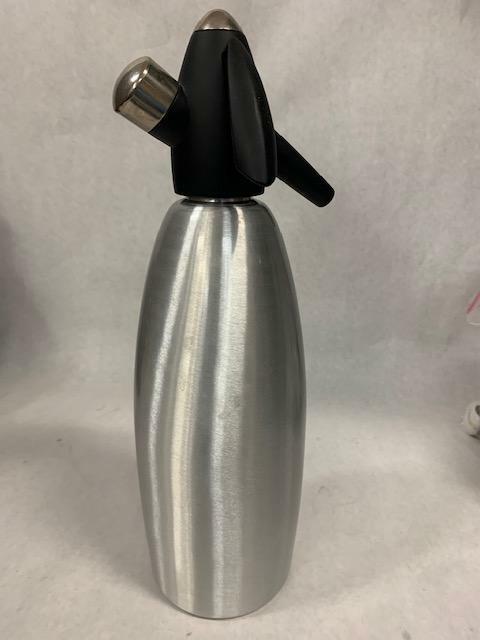 iSi Stainless Steel 1 Liter Water Seltzer Soda Bar Soda Siphon ...