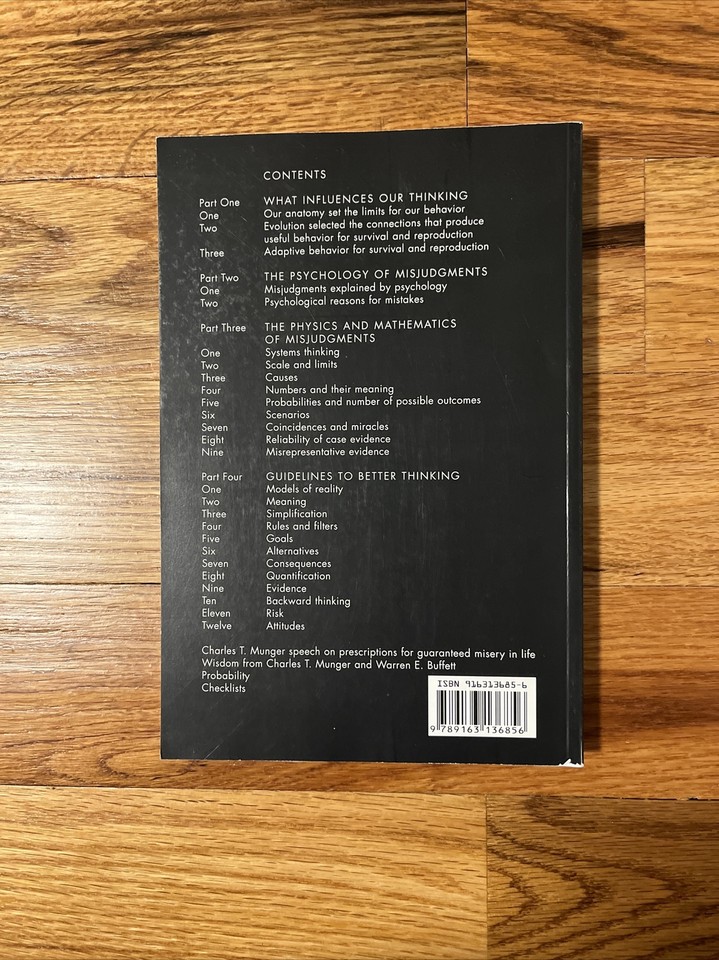 SEEKING WISDOM: FROM DARWIN TO MUNGER By Peter Bevelin | eBay