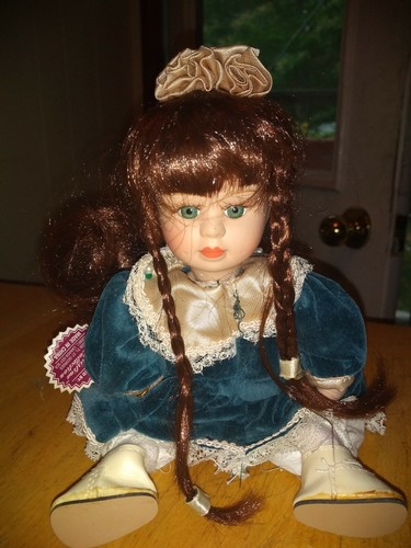 The Christina Doll Collection Porcelain Doll Nwt | eBay