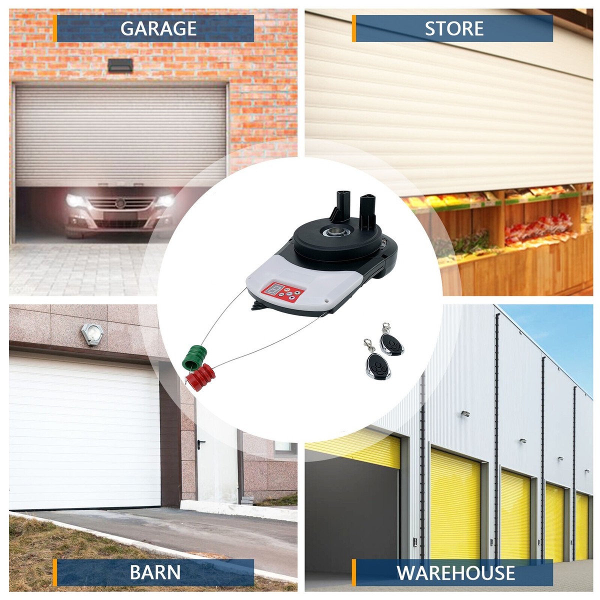 Rollup Door Automatic Roll Up Door Opener Garage Roller Door Opener ...