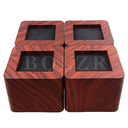 4X Heavy Duty Bed Risers Set Armchair Furniture Blocks Elephant Feet ...