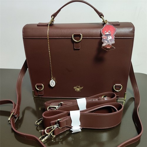 Genshin Impact Official Diluc Theme Handbag Messenger Bag PU Crossbody ...