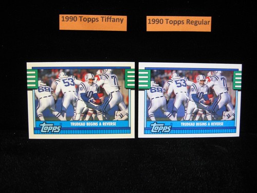 1990 Topps Tiffany Jack Trudeau Indianapolis Colts & Regular Card #510 ...