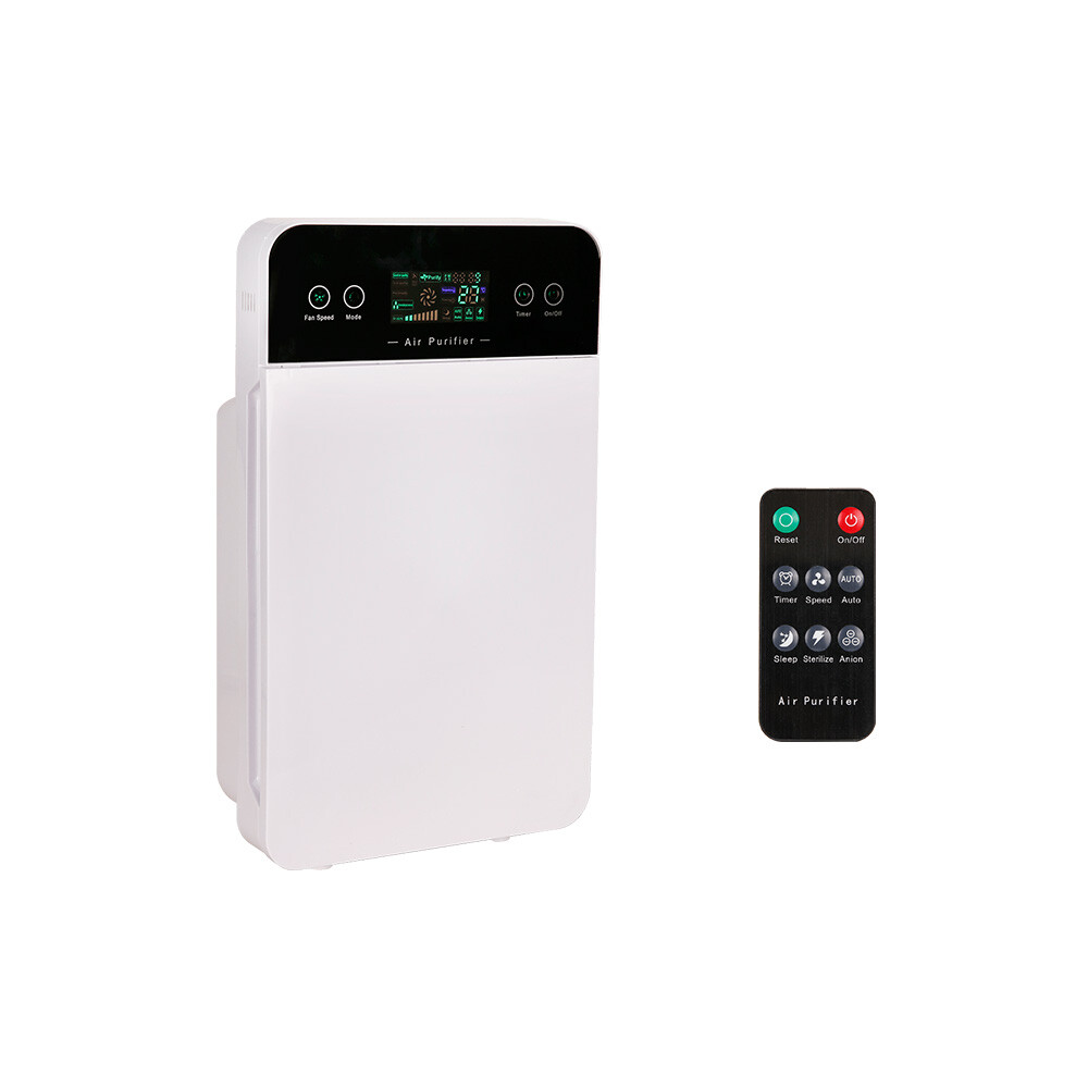 50W LCD Digital Screen Odor Dust Air Purifier Filter Cleaner ...