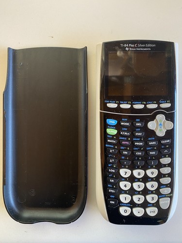 Texas Instrument TI-84 Plus C Silver Edition Graphing Calculator Black ...