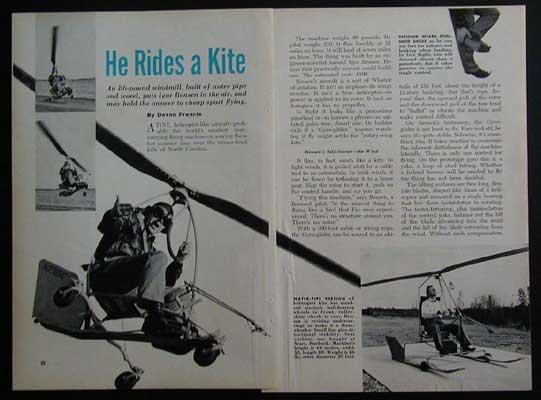 Igor Bensen Gyroglider Stati Uniti 1954 Rm Clip
