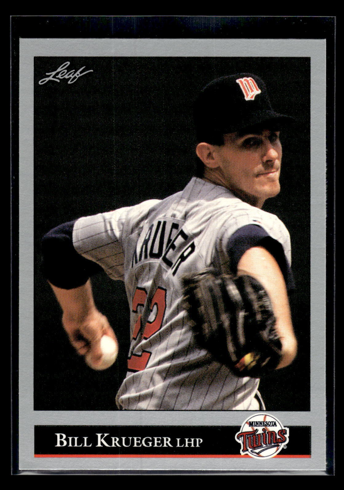 1992 Leaf Baseball #477 Bill Krueger Mint+ Minnesota Twins | eBay