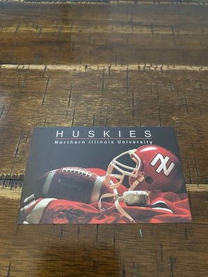 Northern Illinois University 1988 Football Pocket Schedule Card | eBay