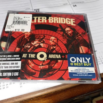 Alter Bridge- Live At The O2 Arena + Rarities [CD] VG+ 3 cds ...