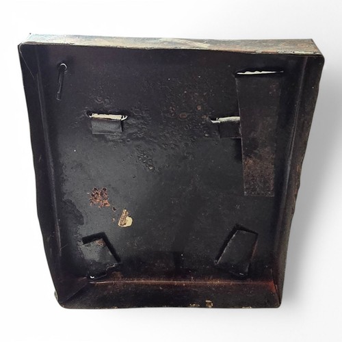 VINTAGE 15" Medieval Knight Rustic Metal Tin Armor Statue w/Spear ...