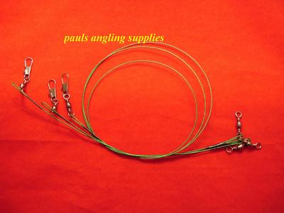 18 x Pike Fishing Quality Traces 40cm Long 20kg - 44lb | eBay UK