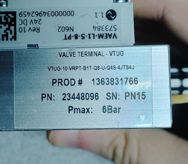 FESTO VTUG VTUG-10-VRPT-B1T-Q8-U-Q4S-4JTU4J VALVE TERMINAL NEW!! WOW ...