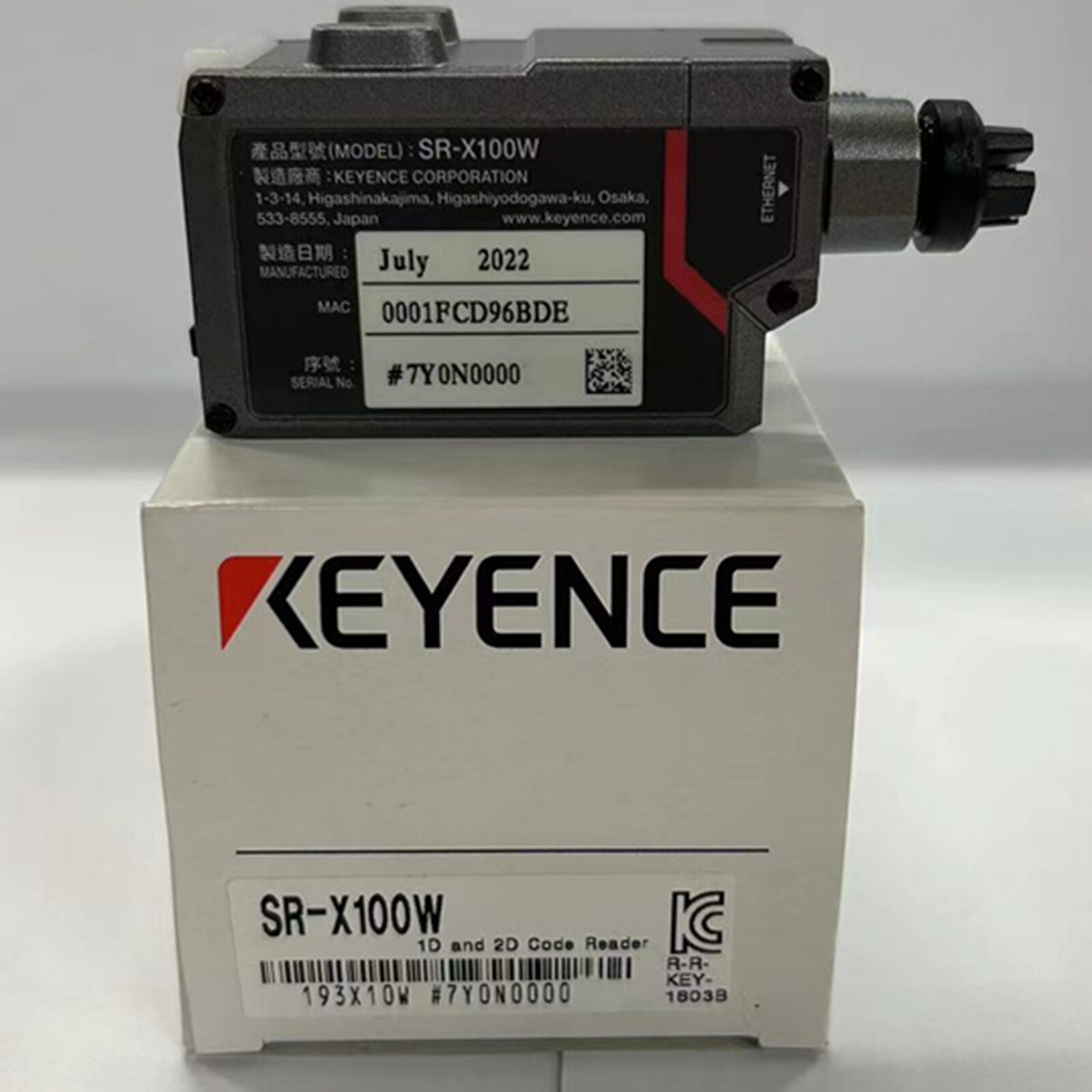 one New KEYENCE SR-X100W Lase Barcode Reader Free shipping | eBay