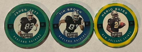 Lot of 3 1997 NFL Playoff Chip Shot Poker Chips | eBay