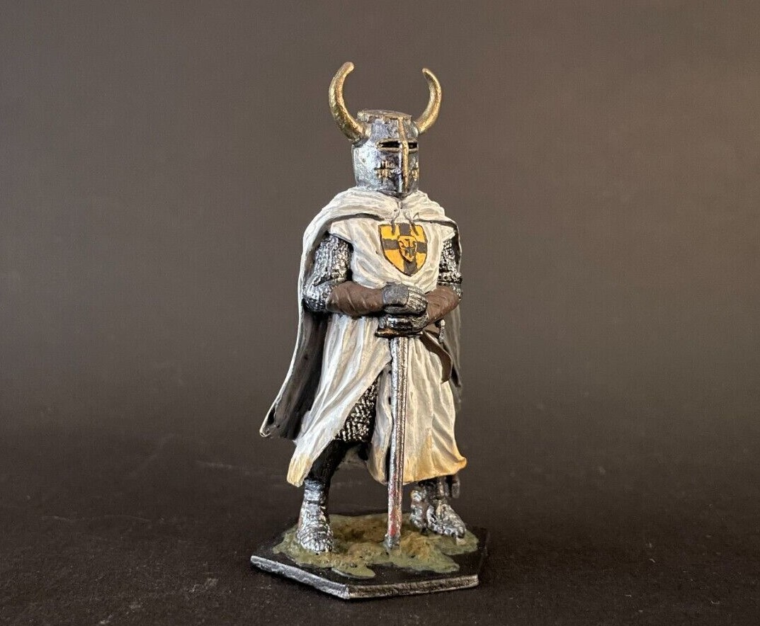 ⭐️Grandmaster of the Teutonic Order, 13th century PAINTED. Tin Soldier ...
