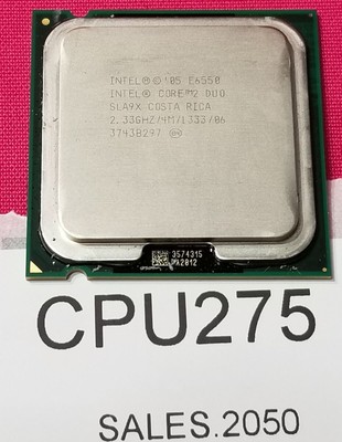 CPU275 - Intel Core 2 Duo E6550 2.33 GHz LGA775 CPU Processor SLA9X | eBay
