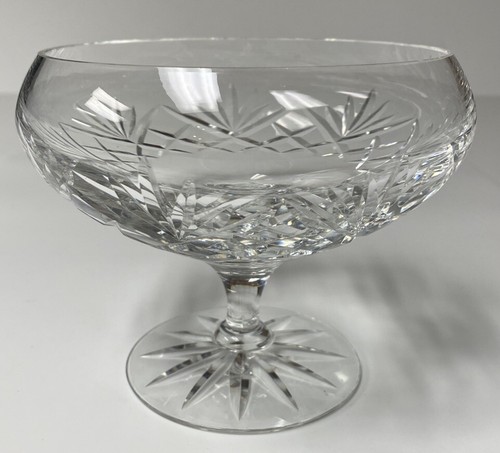 Vintage Lead Crystal Pedestal Compote/Candy Dish Brilliant Cut Stunning ...